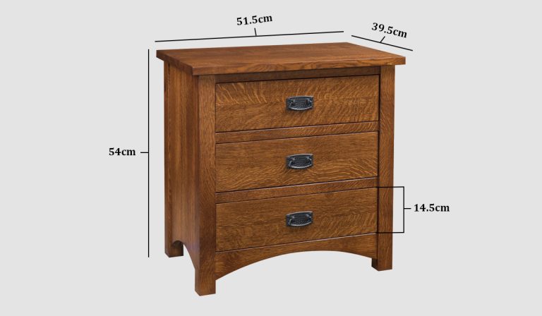 Standard Bedside Table Size
