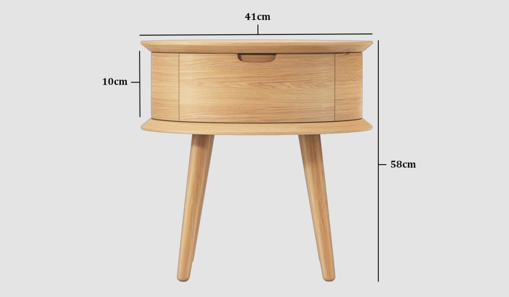 Standard Bedside Table Size