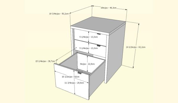 Standard Bedside Table Size